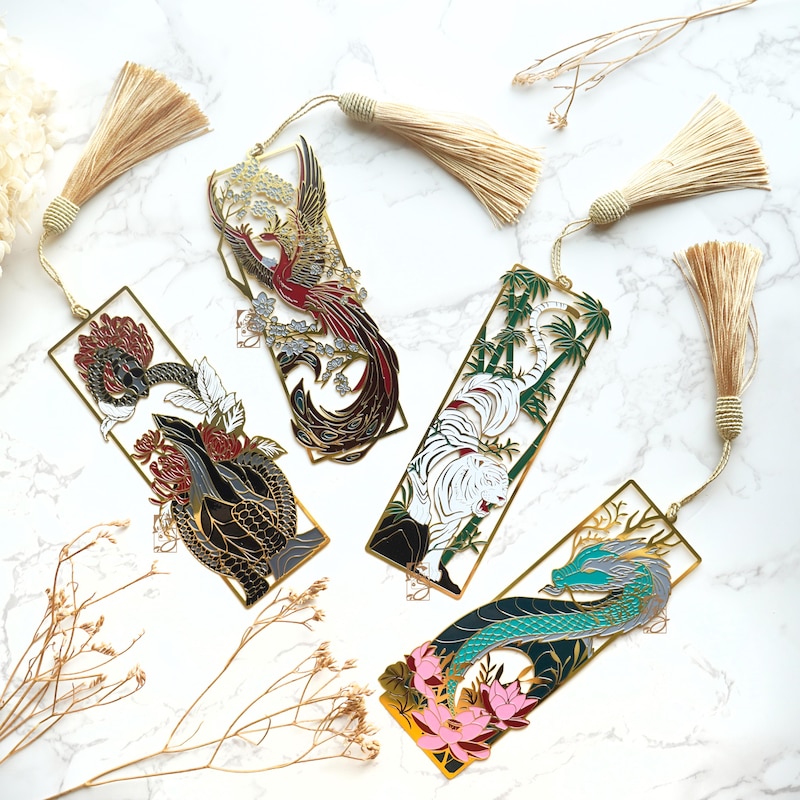 Metal Bookmarks - Etsy