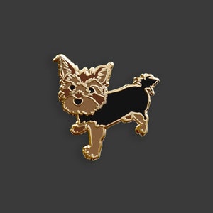 Yorkie Yorkshire Terrier Pin Ross the New York Yorkie Hard | Etsy