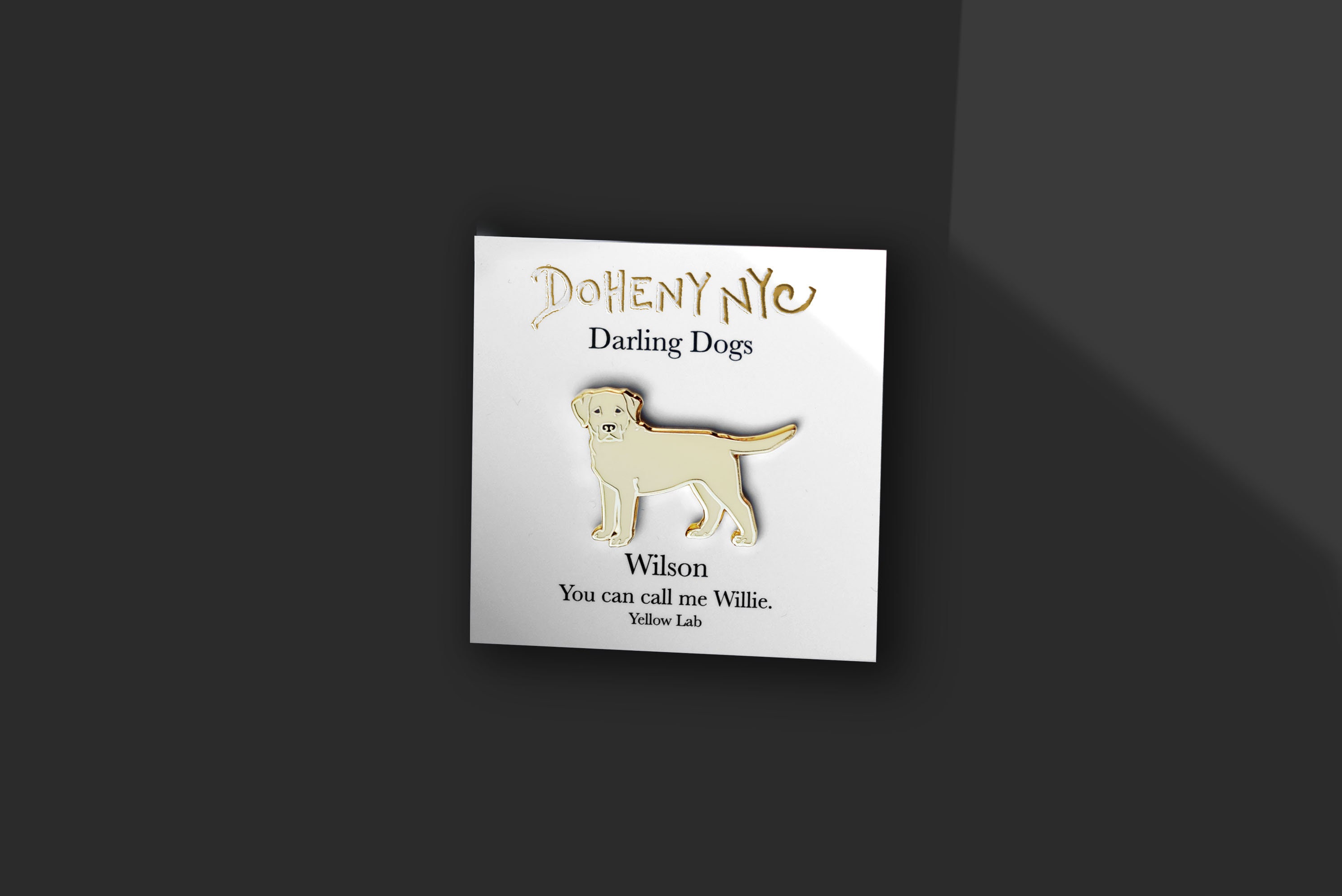 Yellow Labrador Lab Pin Wilson You Can Call Me Willie Hard - Etsy