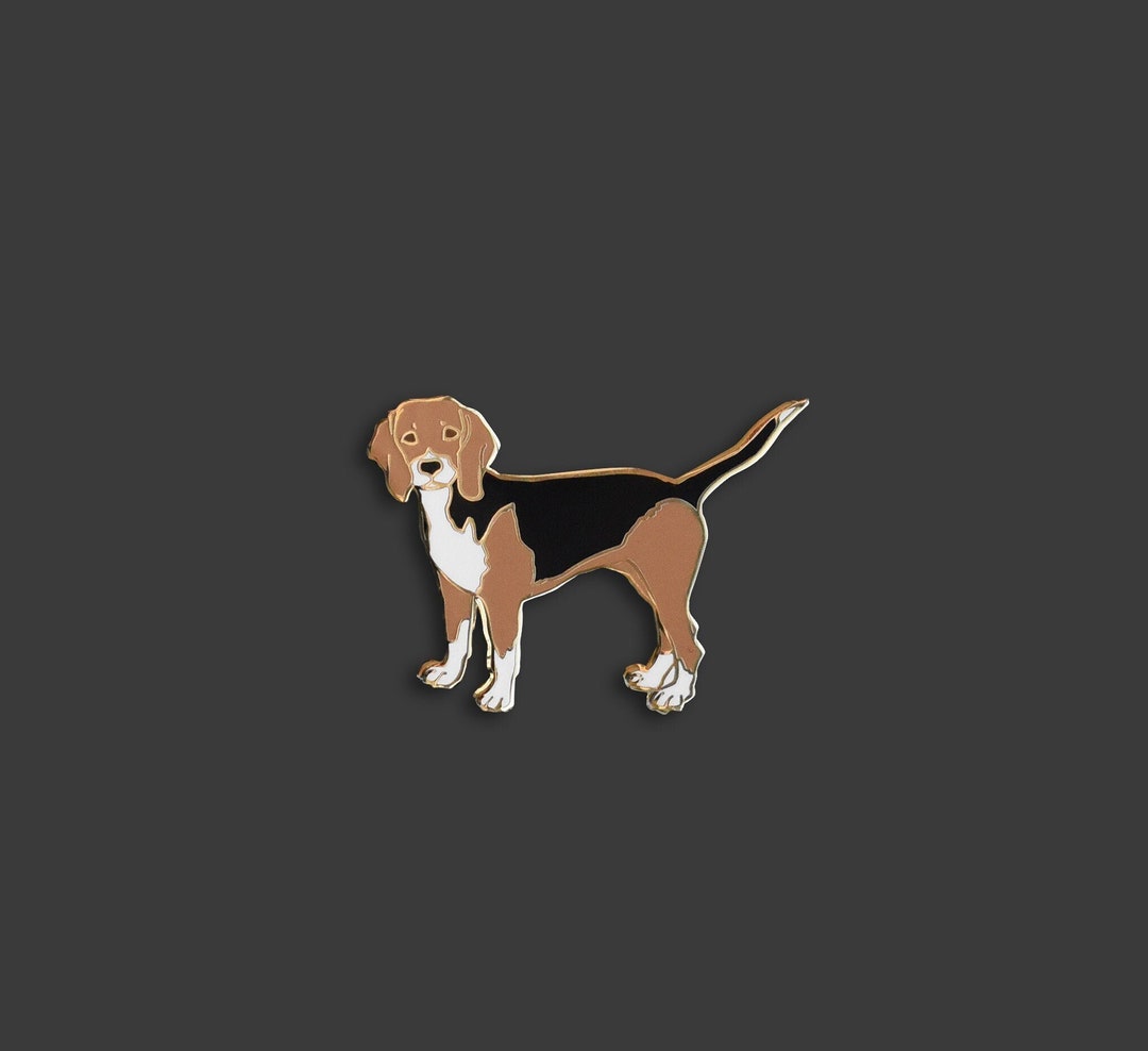 Beagle Pin | Henry the Beautiful Beagle Hard Enamel Pin | Doheny NYC ...