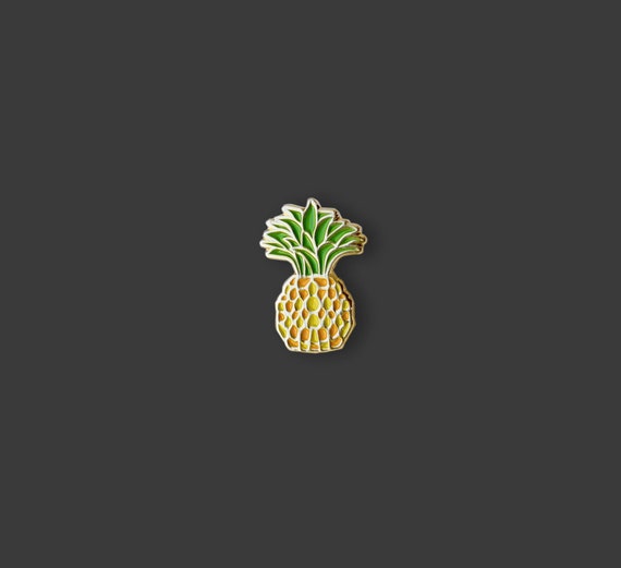 Pineapple Pin the Original Enamel Pin-apple Soft Enamel Pin - Etsy