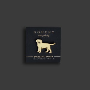 Yellow Labrador Lab Pin Wilson You Can Call Me Willie Hard Enamel Pin ...