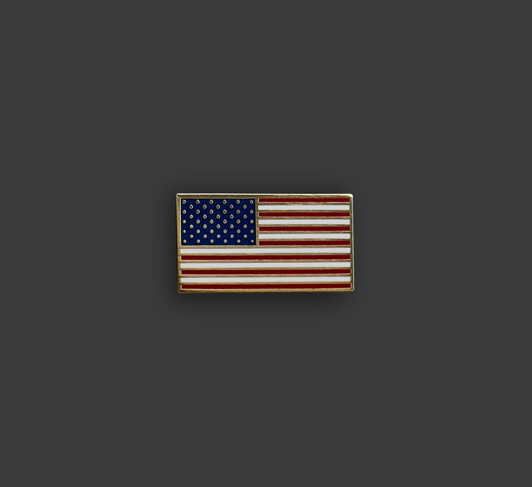 US Flag Pin | United States American Flag Hard Enamel Lapel Pin ...