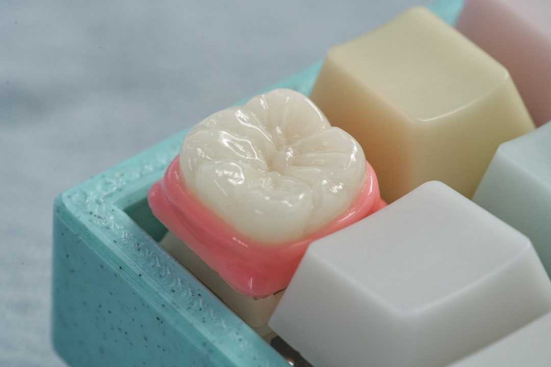 Resin Molar Keycap: Semi-translucent Cherry MX Keyboard Key - Etsy