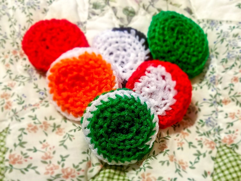 Grandma's Scrubbies Crocheted Nylon Dish Scrubbies Pot Scrubbers ...