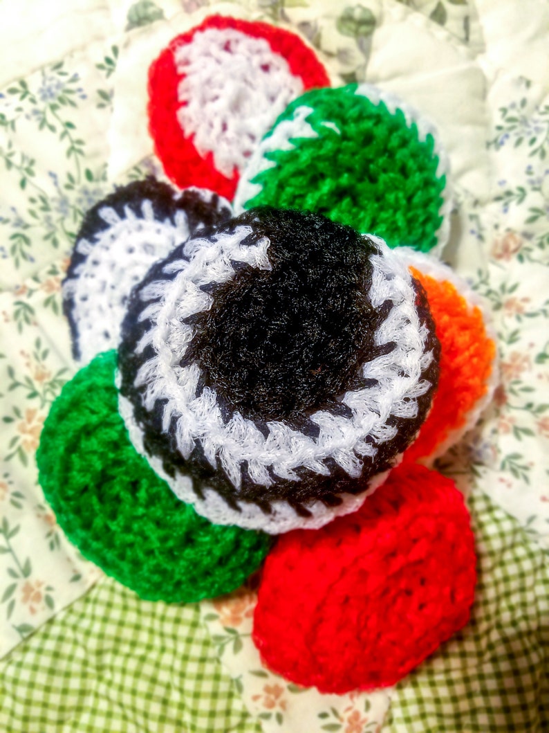 Grandma's Scrubbies Crocheted Nylon Dish Scrubbies Pot Scrubbers ...