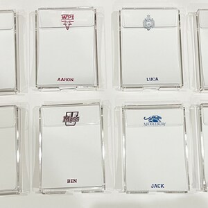 College Themed Memo Paper in a Lucite Holder - Etsy