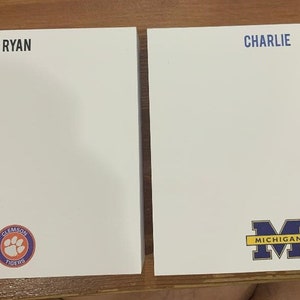 College Themed Chunky 250 Sheet Note Pad, Any School! - Etsy