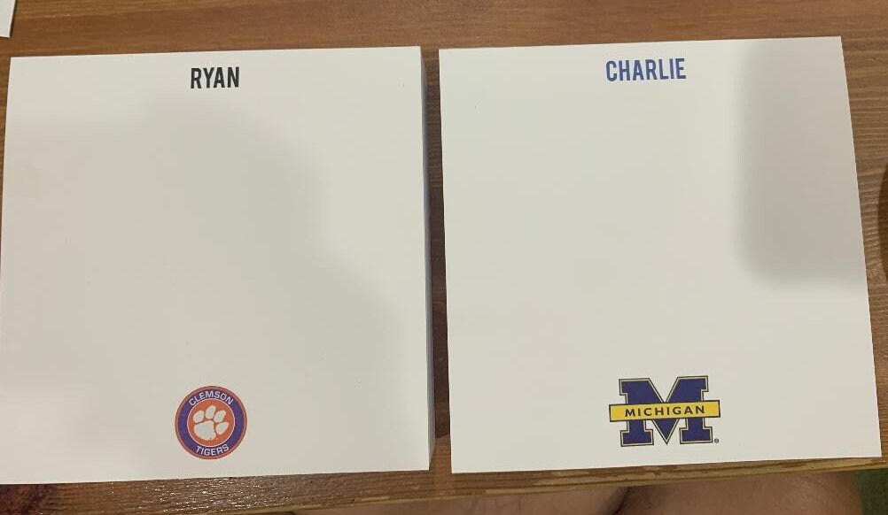 College Themed Chunky 250 Sheet Note Pad, Any School! - Etsy