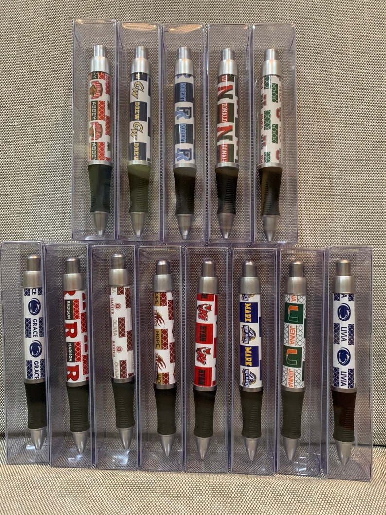 College Themed Pen Personalized - Etsy
