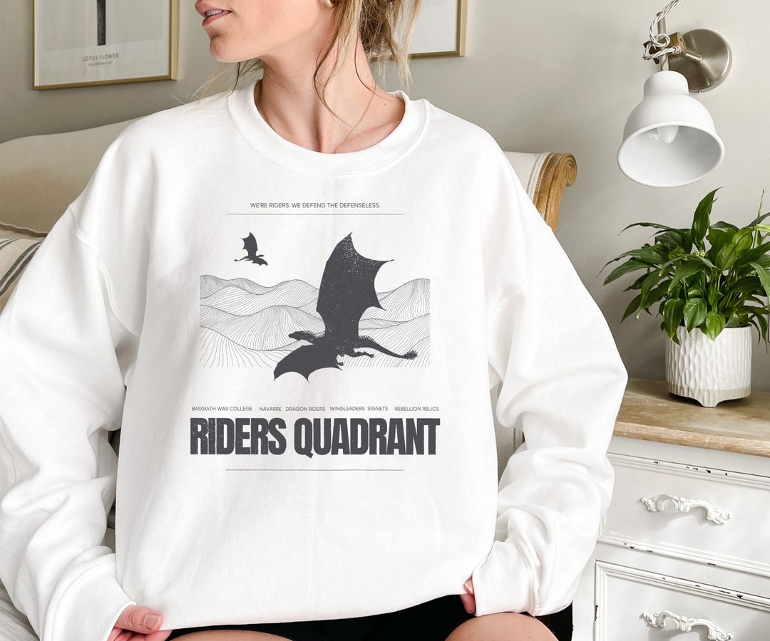 Fourth Wing Inspired Riders Quadrant Sweatshirt, Basgiath War College ...
