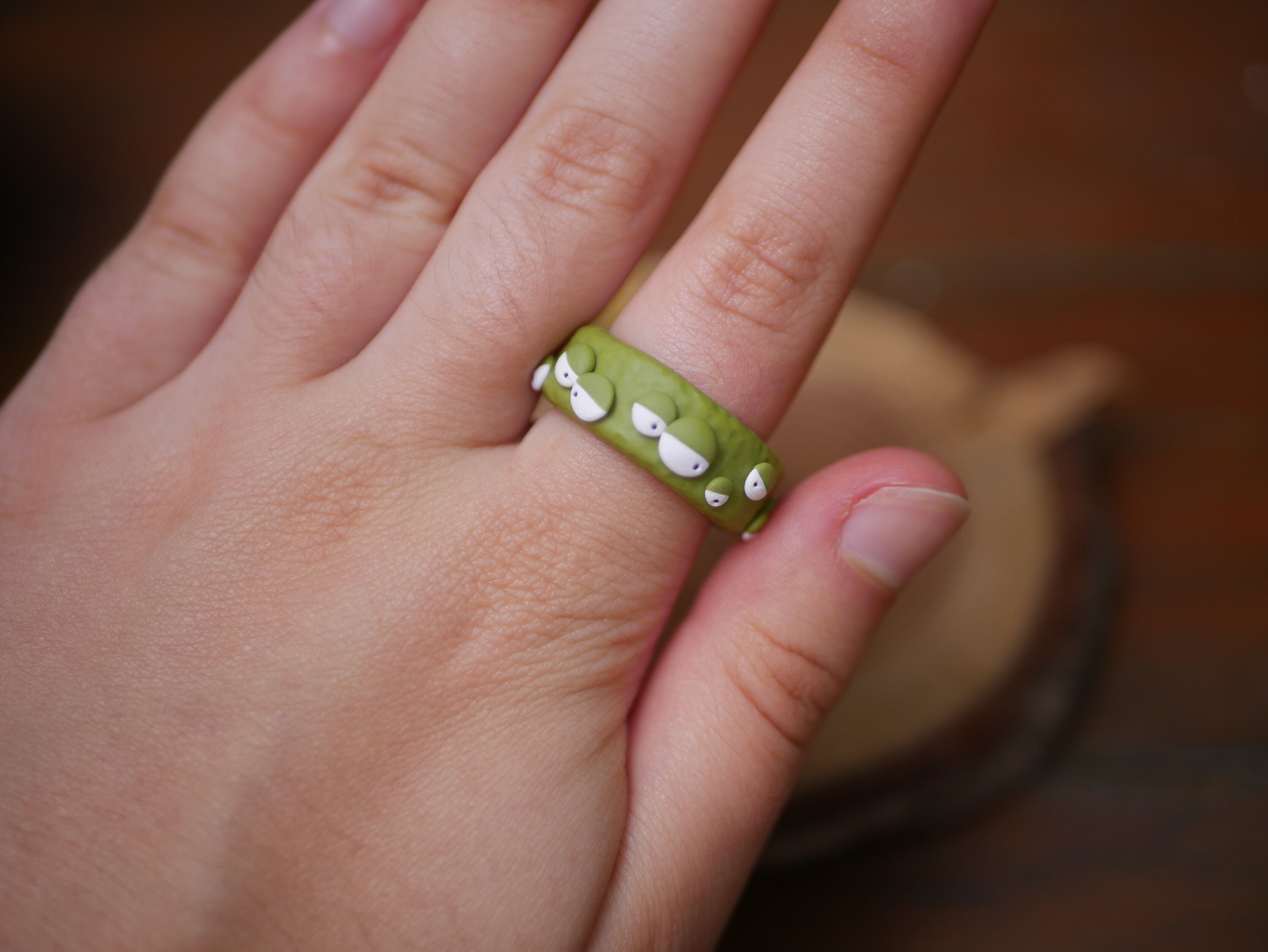 Polymer Clay Rings / Statement Jewellery | Etsy