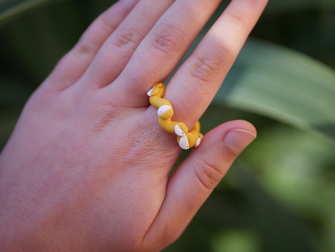 Polymer Clay Rings / Statement Jewellery | Etsy