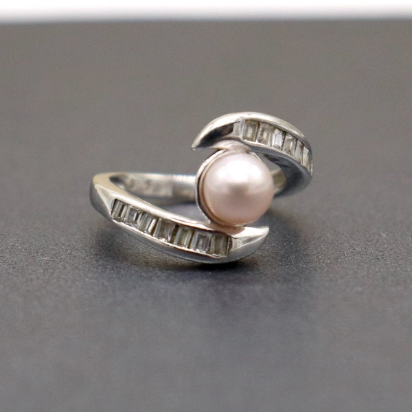 Pink Pearl Ring - Etsy