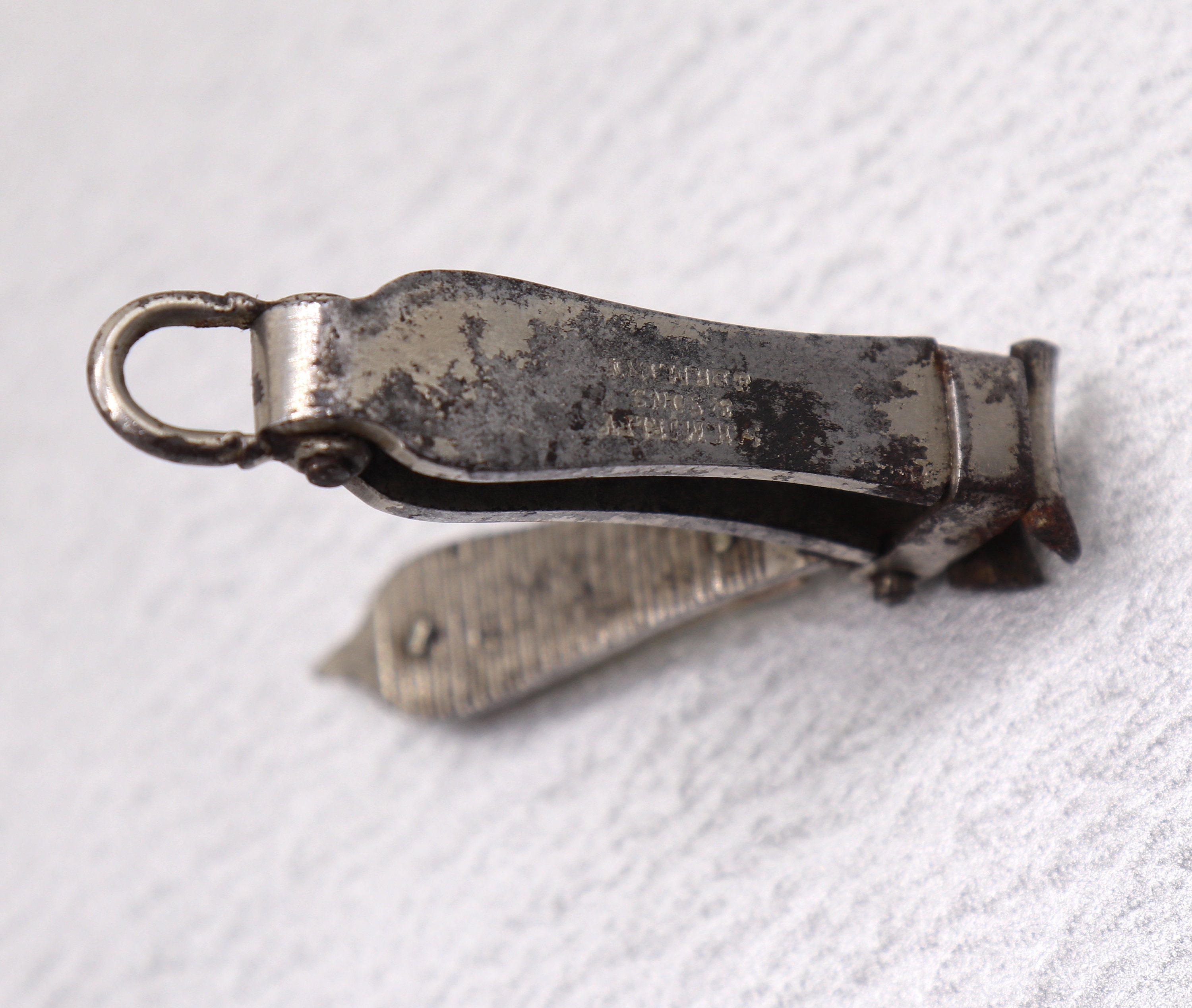 Miniature Antique Fingernail Clippers Marked W.H. Morley & - Etsy