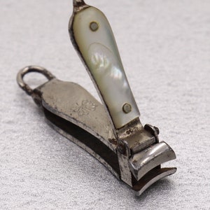 Miniature Antique Fingernail Clippers Marked W.H. Morley & Sons Germany ...