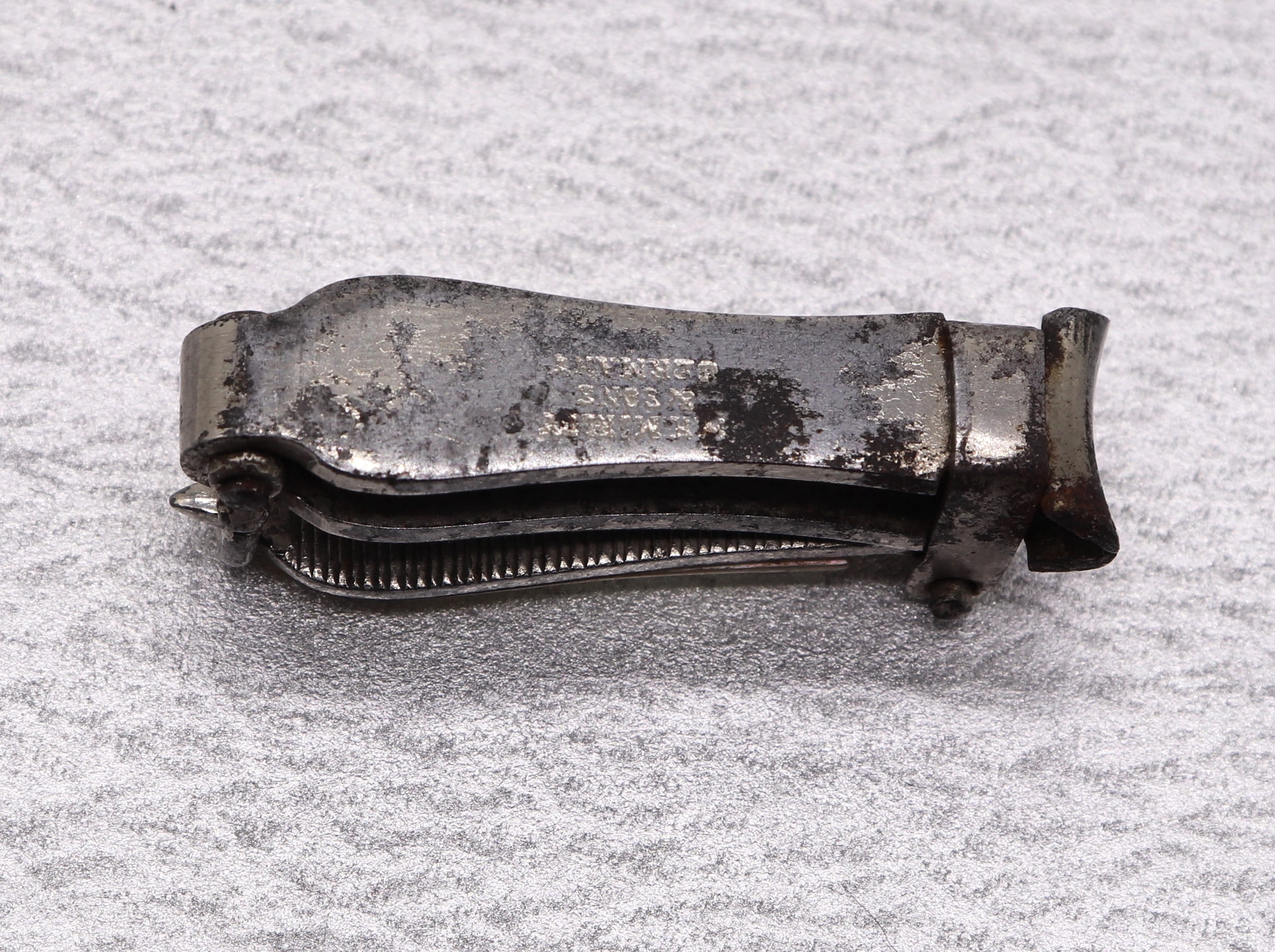 Miniature Antique Fingernail Clippers Marked W.H. Morley & - Etsy