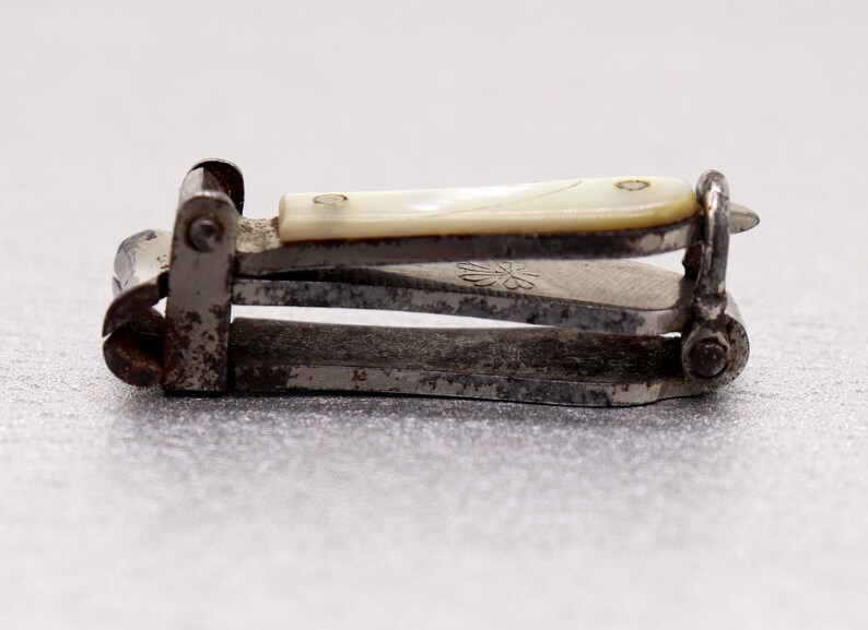 Miniature Antique Fingernail Clippers Marked W.H. Morley & - Etsy
