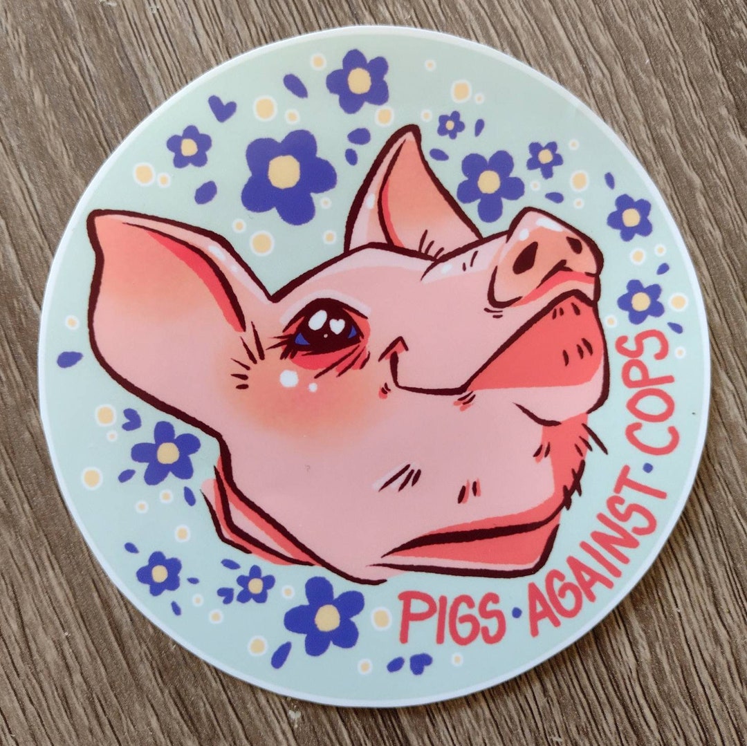 Pigs Against Cops Sticker ACAB Sticker 1312 Sticker - Etsy