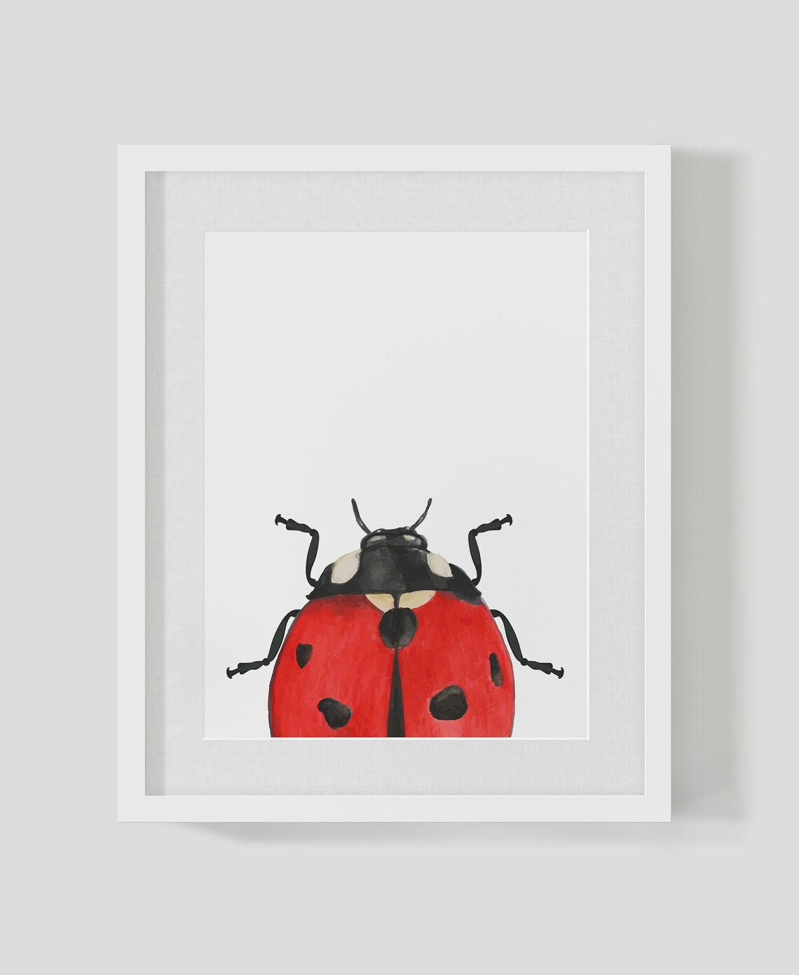 Ladybug Ladybug Art Print Kids Room Home Decor Lady Bug - Etsy