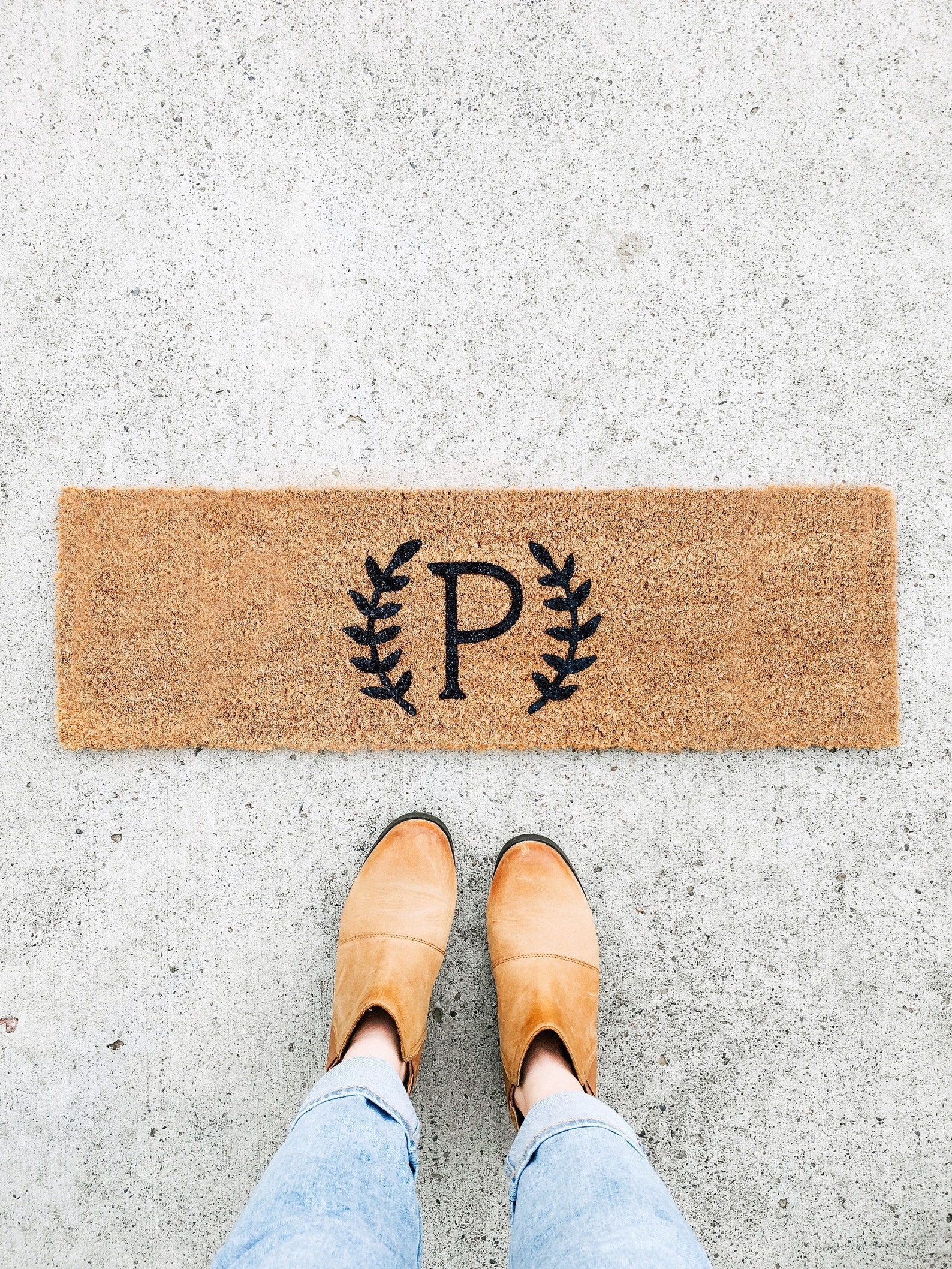 Monogram Doormat . Mini Welcome Mat . Mini Doormat . Gift for - Etsy
