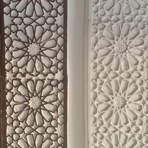 Moroccan Carved Plaster Panel for Wall and Ceiling , With Minimum Order ...