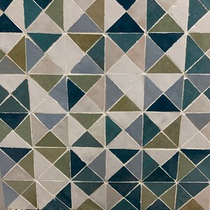 Andalus Moroccan Handmade Mosaic Tile 12in x 12in Panel | Etsy