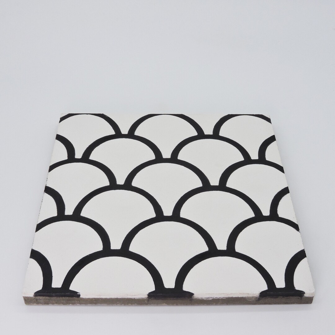 Moroccan Handmade Cement Tile 8 Inch X 8 Inch Floor & Wall Imouzar ...