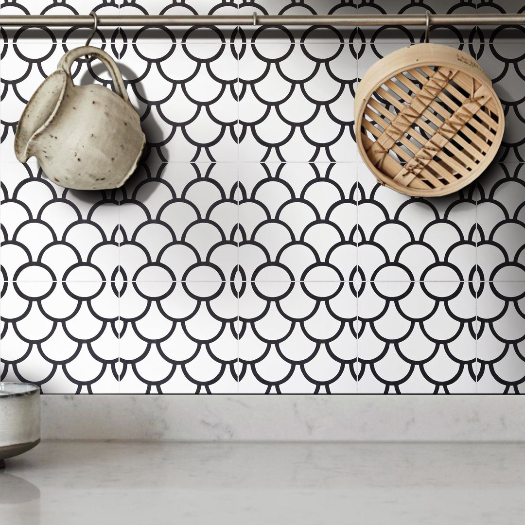 Moroccan Handmade Cement Tile 8 Inch X 8 Inch Floor & Wall Imouzar ...