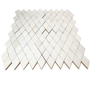 Contemporary Zellige Panels, Diamond White, SAMPLE PIECE OF4X4INCH - Etsy
