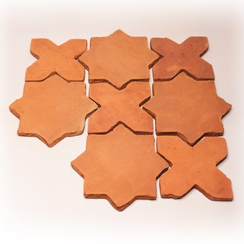 Natural Terracotta Circle Diamond 2 Piece Pattern - Etsy