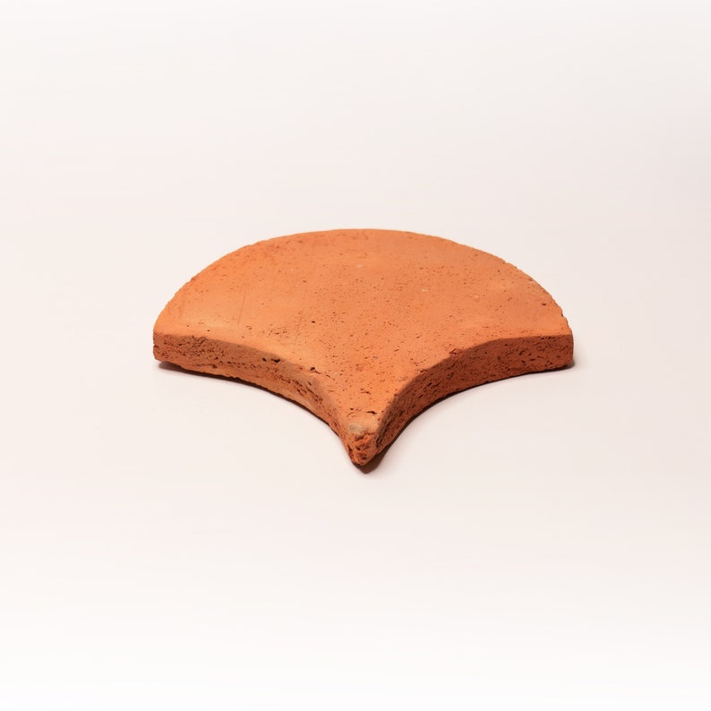 Natural Terracotta Fish Scale 7x7x3/4 Tile - Etsy