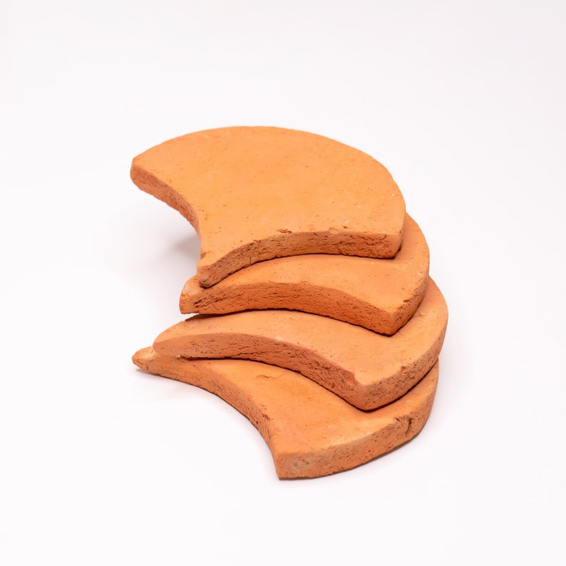 Natural Terracotta Fish Scale 7x7x3/4 Tile - Etsy