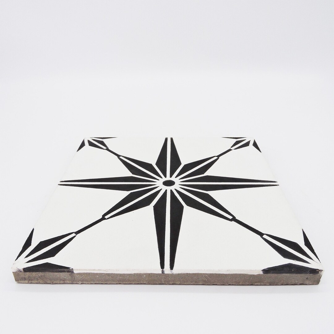 Moroccan Handmade Cement Tile. 8inch X 8 Inch Floor & Wall Tafilalt ...