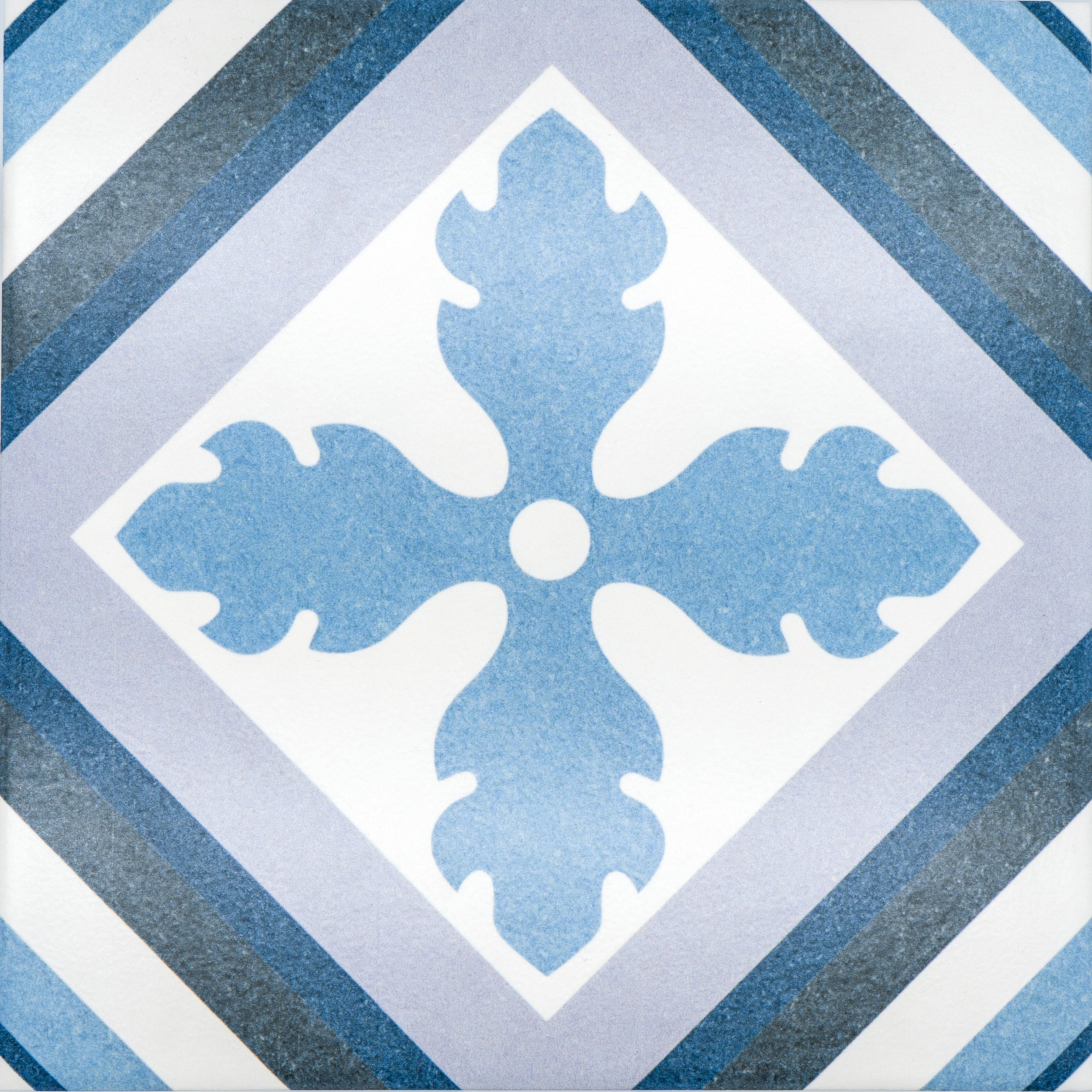 Avila 10 X 10 Ceramic Tile for Floor/wall in Blues and Dark - Etsy