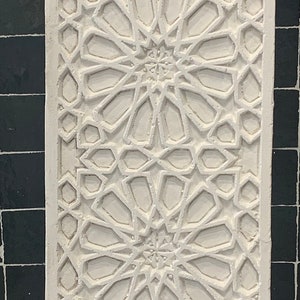 Moroccan Carved Plaster Panel for Wall and Ceiling , With Minimum Order ...