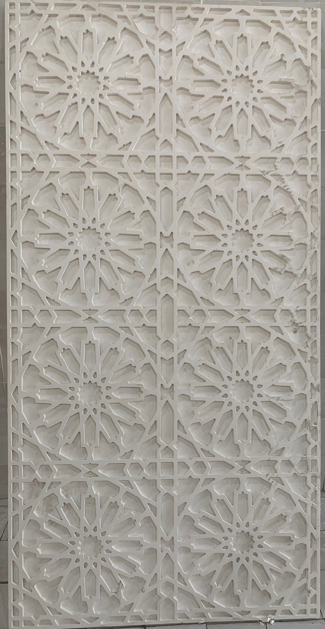 Moroccan Carved Plaster Star Medallion for Wall and Ceiling , Art Deco ...