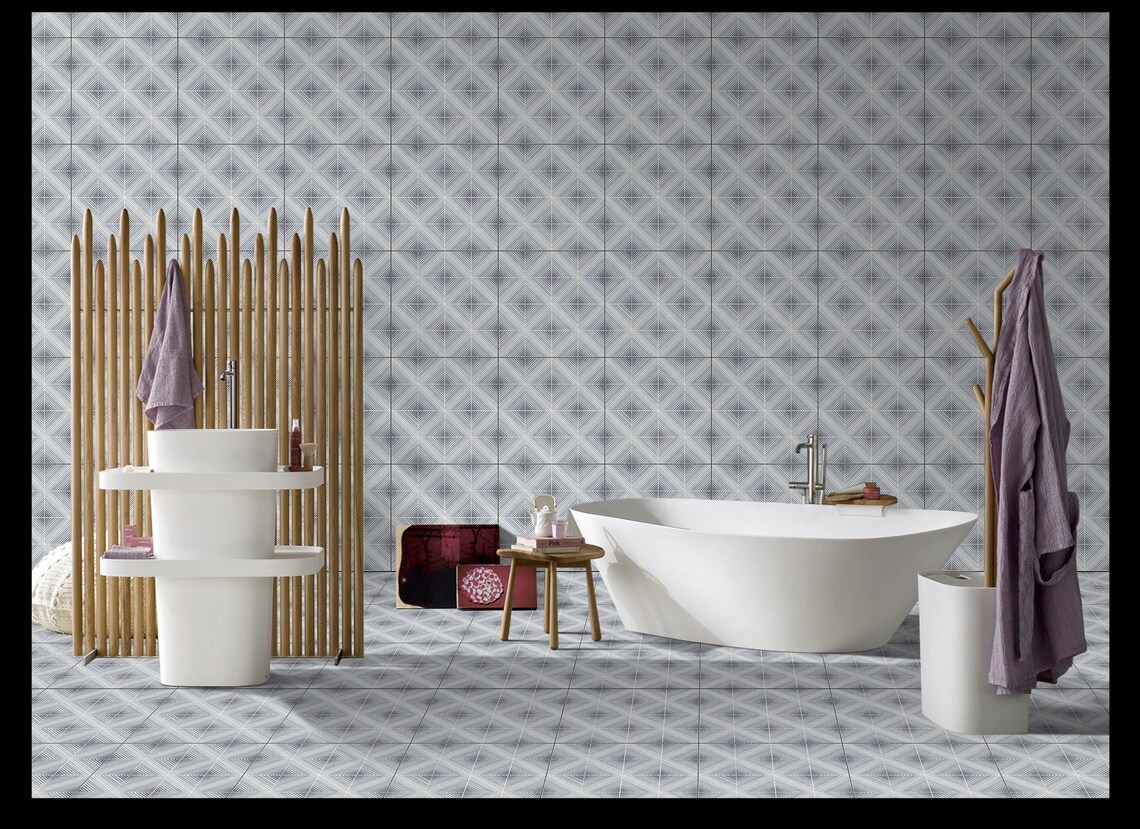 Cadiz 12''x 12'' Ceramic Tile for Wall in | Etsy