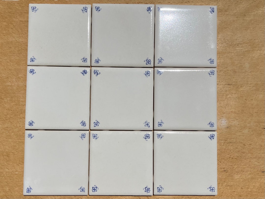 Set of Nine 4.25" French Country Wall Tiles for Back Splash, Background ...