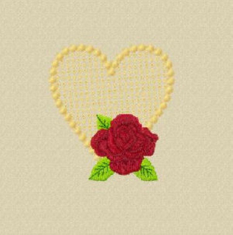 Beautiful Rose Embroidery Designs for Table Linens Etc. Contains 10 ...