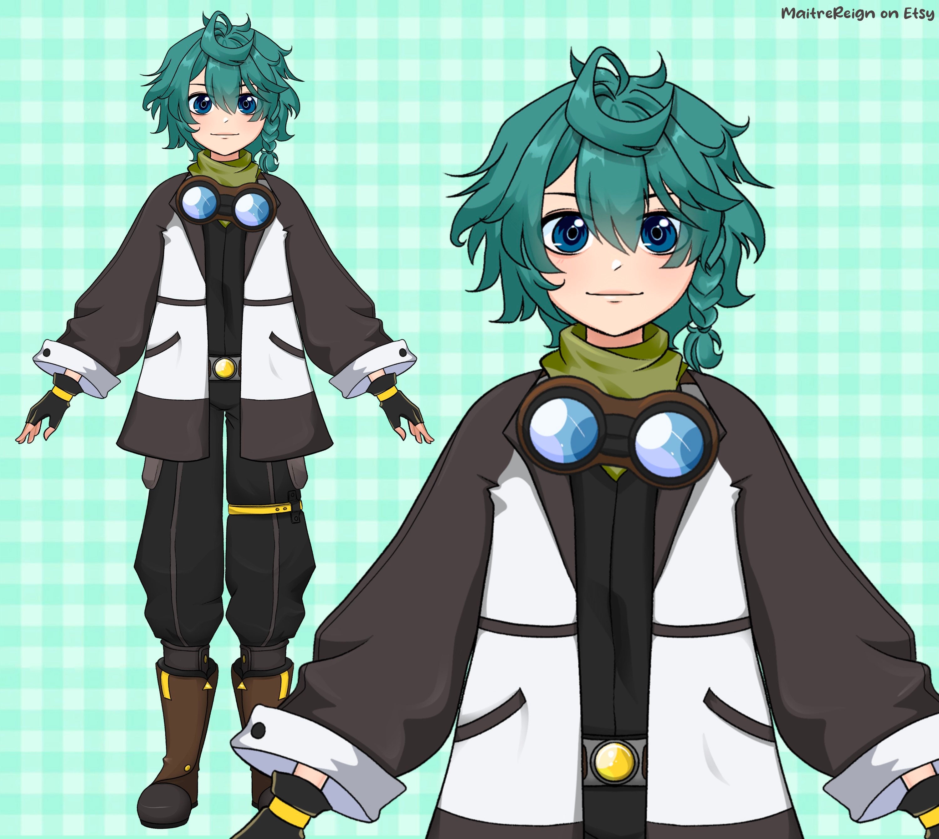 Custom Ready to Rig Live2d Character Commission NO RIGGING - Etsy