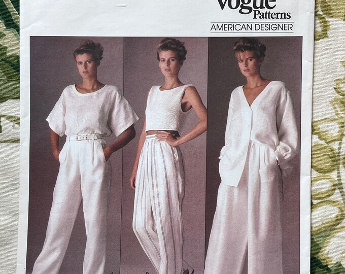 Vintage Vogue Sewing PATTERN 1508 Misses' Pants Size: 14 Waist 28 Hip ...