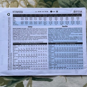 Butterick Sewing PATTERN 5538 Misses' Blouse Sizes: XS 3-4 to XL 16 ...