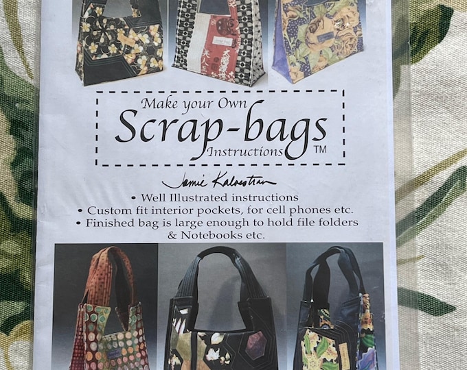 The Original Scrap-bag Sewing PATTERN #201 - Jamie Kalvestran - Scrap ...