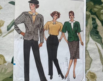 Vogue Sewing PATTERN 8333 Misses' Jacket Size: 12-14-16 Bust 34-38 ...