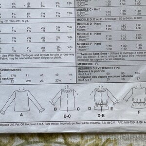 Vintage Mccall's Sewing PATTERN 3111 Misses Tops Size: Large 16-18 XL ...