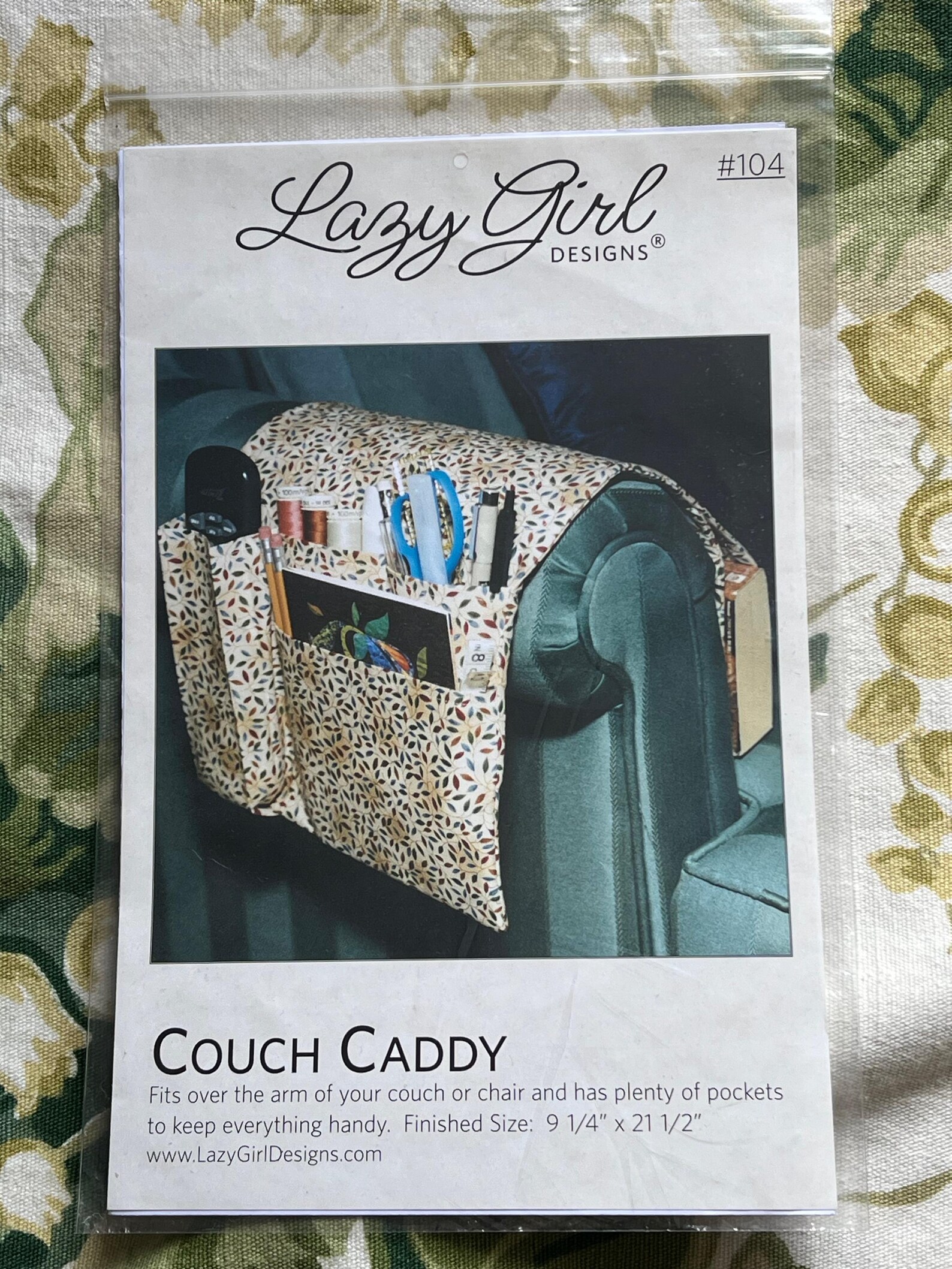 Lazy Girl Designs Couch Caddy Sewing PATTERN 104 - Etsy