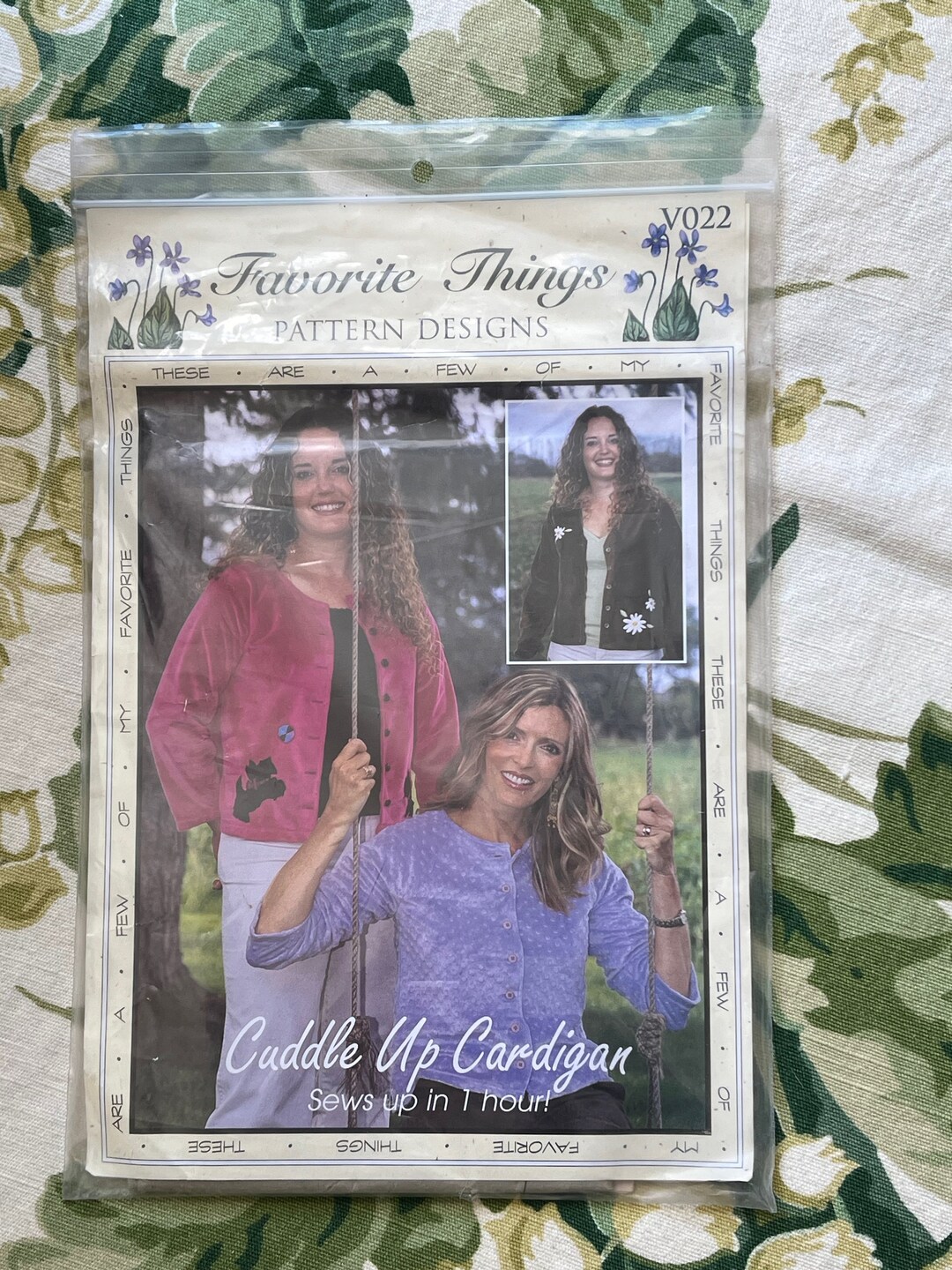 Favorite Things Pattern Designs - Cuddle up Cardigan Sewing Pattern, # ...