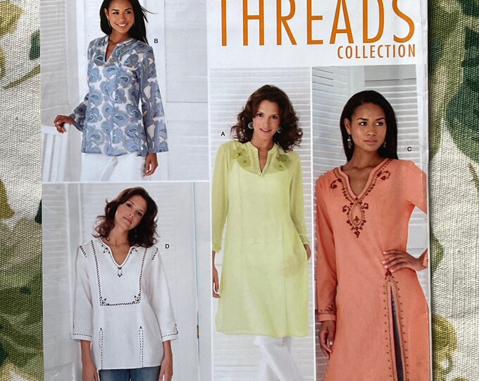 Simplicity Sewing PATTERN 4528 Misses' Tunic in Two Lengths Size: 14-16-18-20-22 Bust 36-44 ...