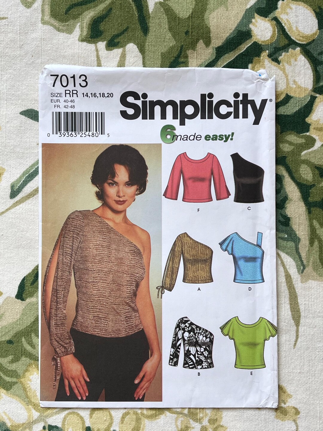 Simplicity Sewing PATTERN 7013 - Misses' Knit Tops Sizes: 14, 16, 18 ...